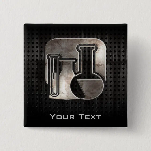Rugged Chemistry Button | Zazzle