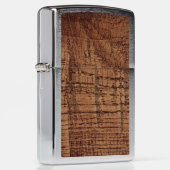 Rugged Chestnut Oak Wood Grain Look Zippo Lighter | Zazzle