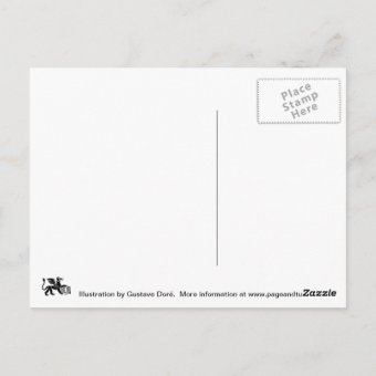 Ruggiero Rescuing Angelica by Gustave Doré Postcard | Zazzle