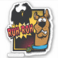 Ruh-Roh Scooby-Doo and a Ghost Sticker | Zazzle