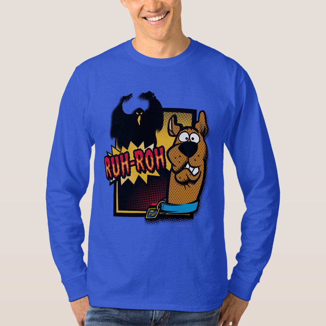 Ruh-Roh Scooby-Doo and a Ghost T-Shirt | Zazzle