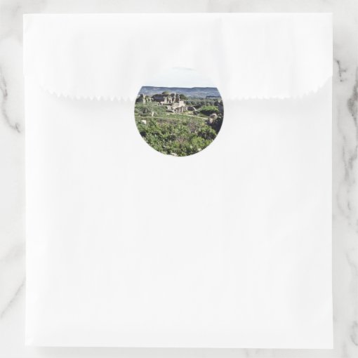 Ruins Of Ancient Greek City Of Miletus - Milet Classic Round Sticker ...