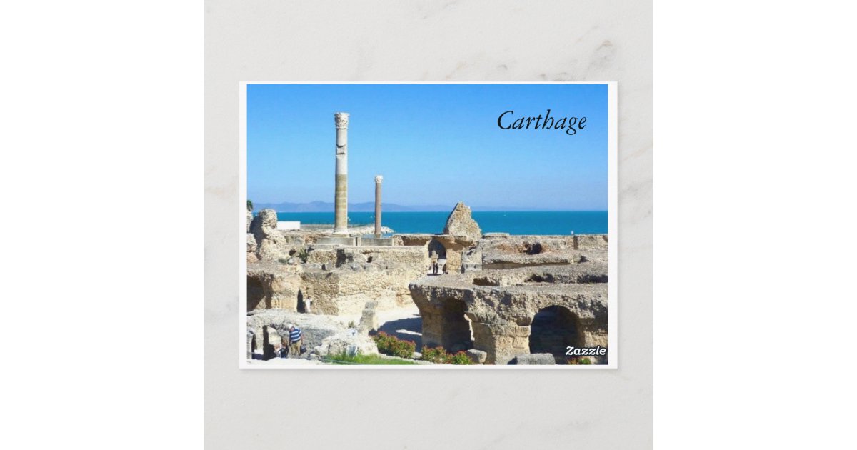 Ruins of Carthage II postcard | Zazzle