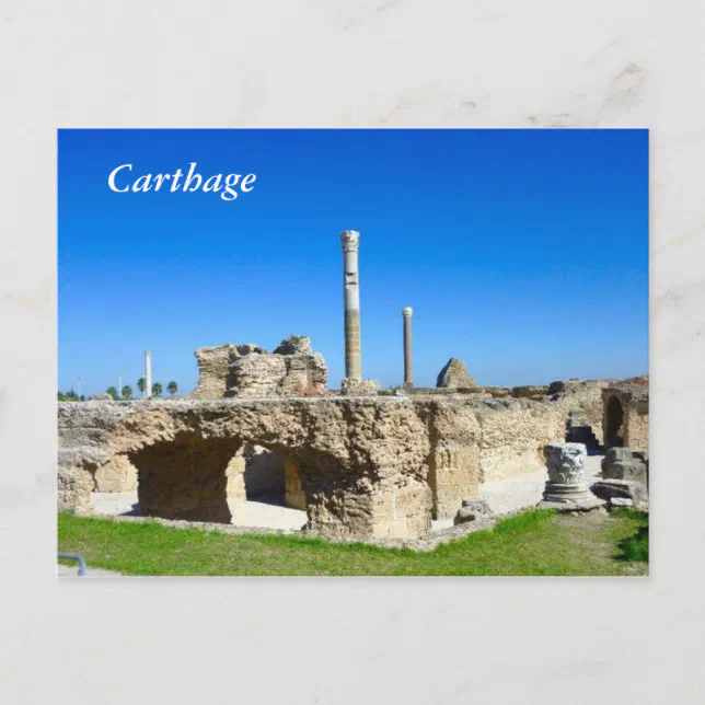 Ruins of Carthage postcard | Zazzle