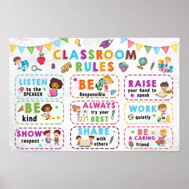 Rule Classroom Poster | Zazzle