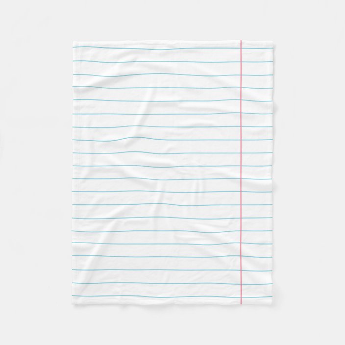 RULED LINED PAPER BLANKET | Zazzle.com