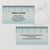 ruler graphic for business business card | Zazzle