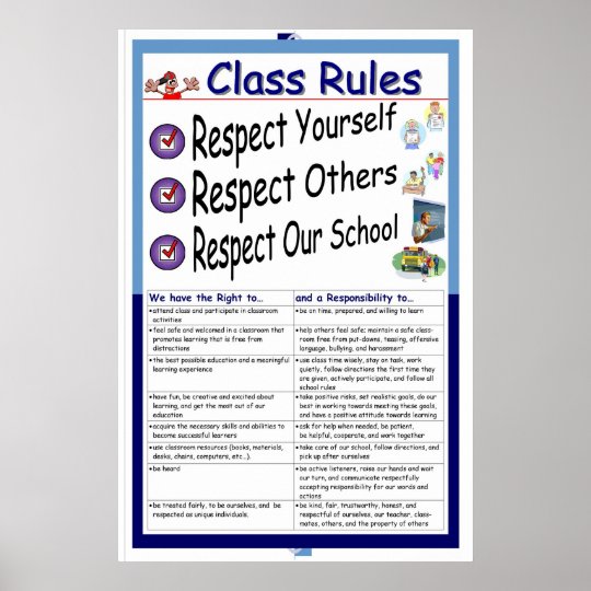 Rules (Respect) Poster | Zazzle.com