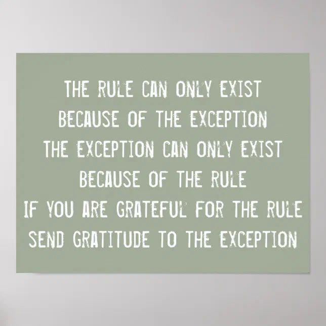 Rules wisdom quote, inspirational motivation poster | Zazzle