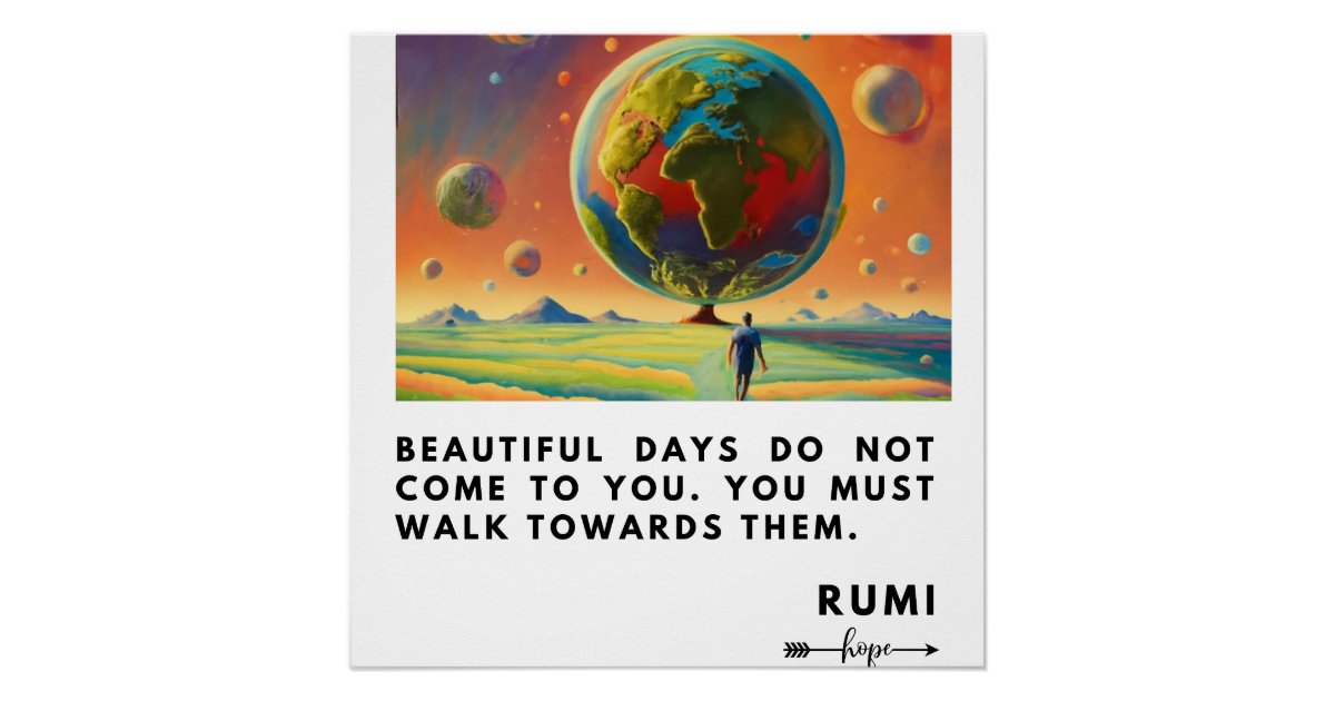 RUMI HOPE QUOTE POSTER | Zazzle