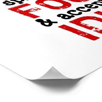 RUMORS ~ 12x12 Poster | Zazzle