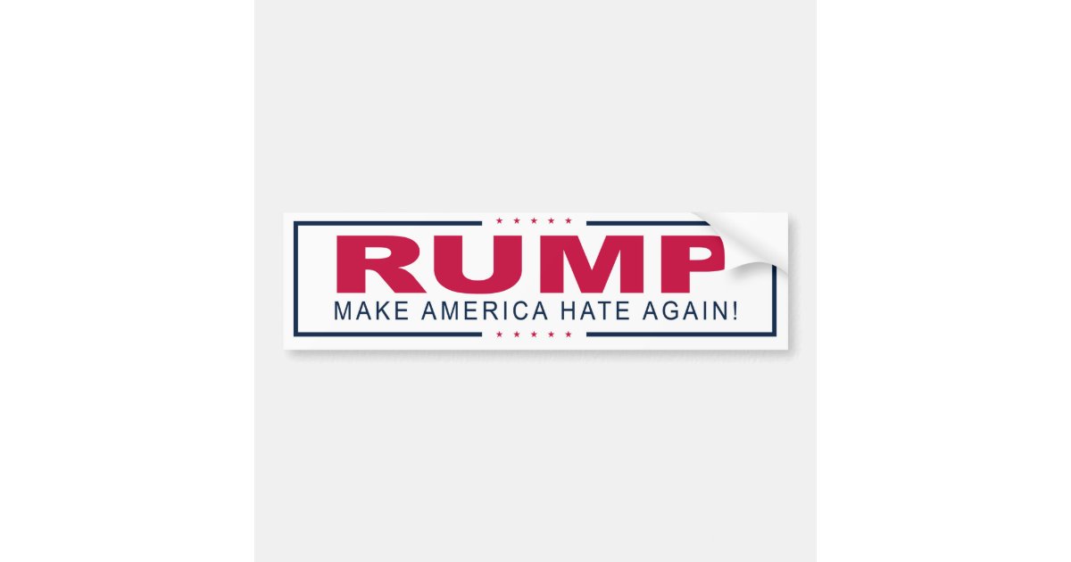 RUMP Bumper Sticker | Zazzle