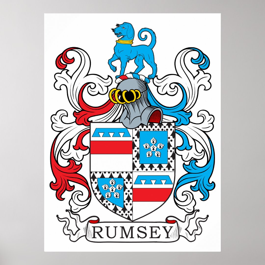 Rumsey Family Crest Poster | Zazzle