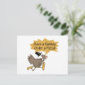 Run Away Turkey Thanksgiving shirt Holiday Postcard | Zazzle