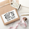 Run Hard, Live Easy Rectangular Sticker | Zazzle