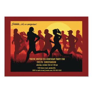 Printable Running Invitation