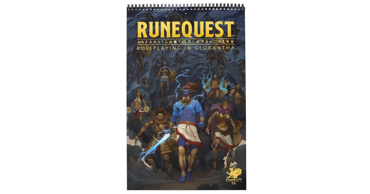 RuneQuest Calendar | Zazzle