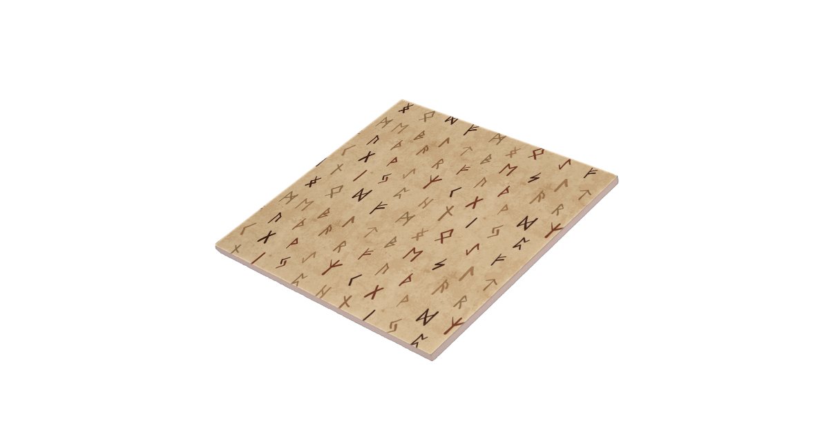 Runes Tile | Zazzle