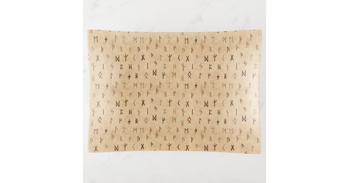 Runes Trinket Tray | Zazzle