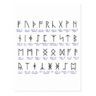 Runic Alphabet Postcard | Zazzle.com