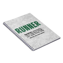 Runner Ingredients Notebook | Zazzle