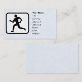 Runner Logo Customizable Template Business Card | Zazzle