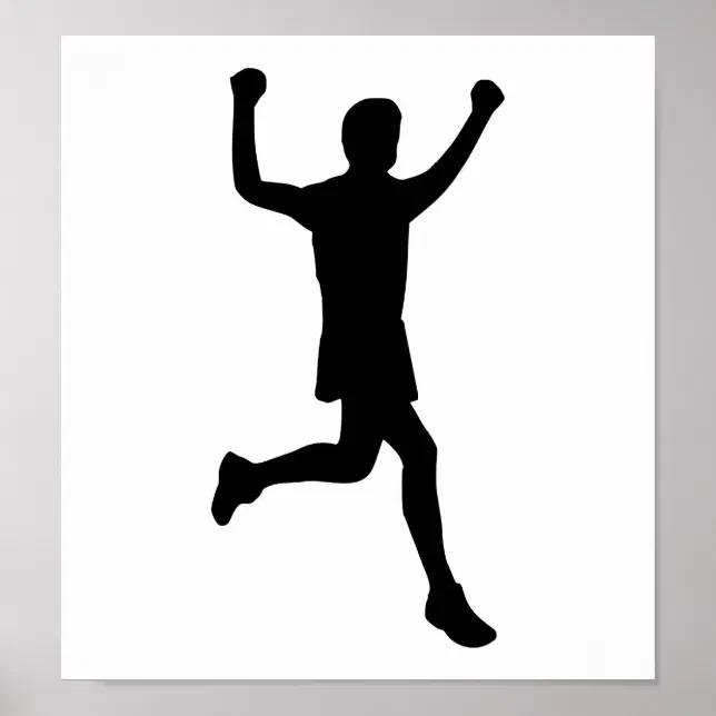 Runner running poster | Zazzle