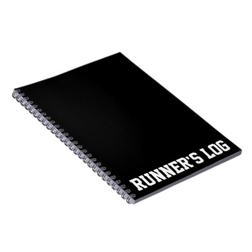 Runner's Log Running Notebook Spiral Journal | Zazzle