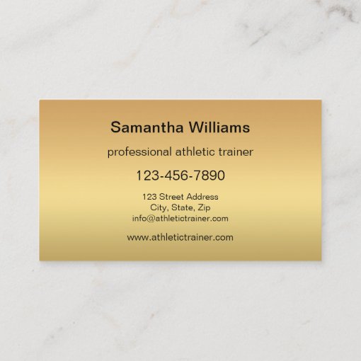 Running Athletics Sports Coach Business Card | Zazzle