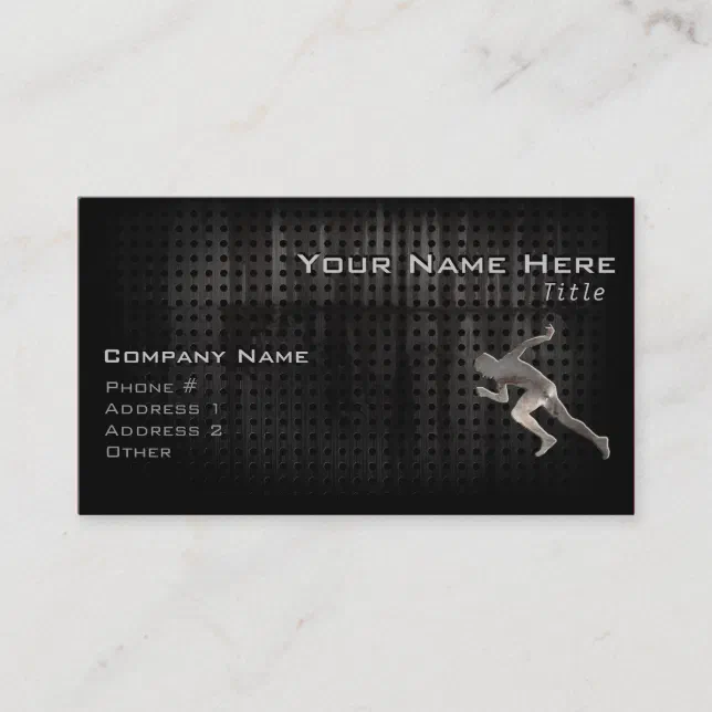 Running; Cool Business Card | Zazzle