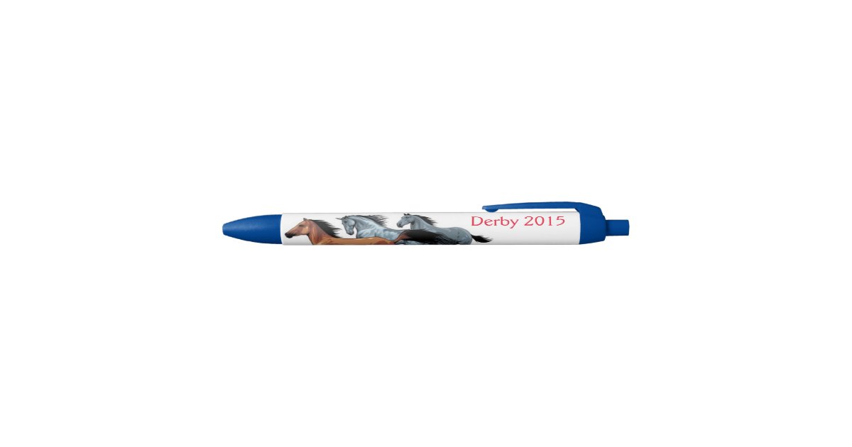 Running Horses Writing Pen | Zazzle