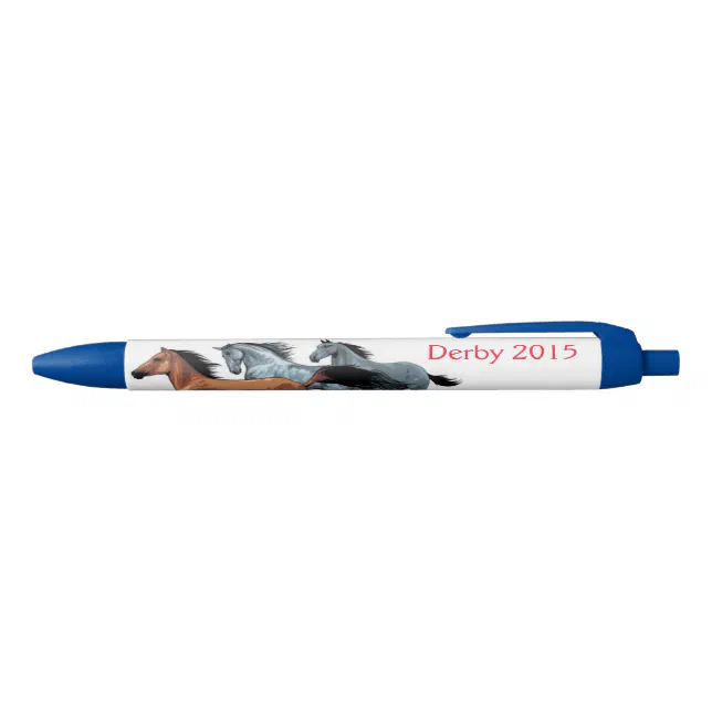 Running Horses Writing Pen | Zazzle