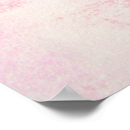 'Running Late' Pink Abstract Art Poster Print | Zazzle