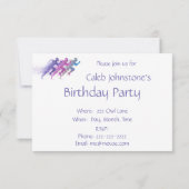 Running Marathon Runner Birthday Party Invitation | Zazzle