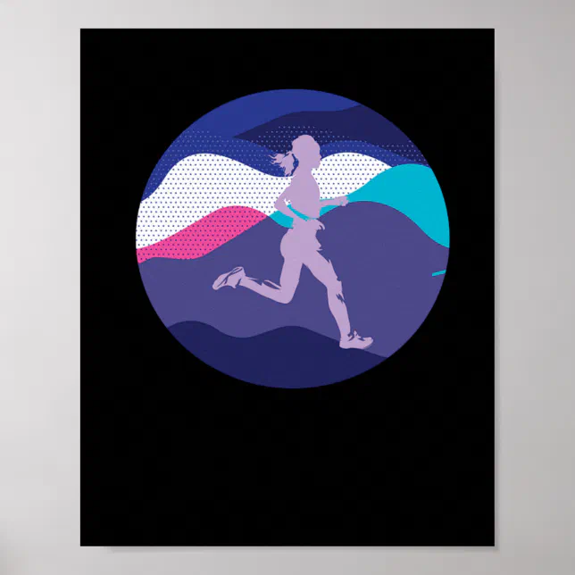 Running Runner Run Poster | Zazzle