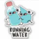 Running Water Funny Water Pun Sticker | Zazzle