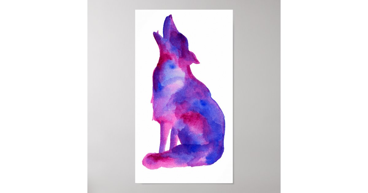 Running with the wolves poster | Zazzle