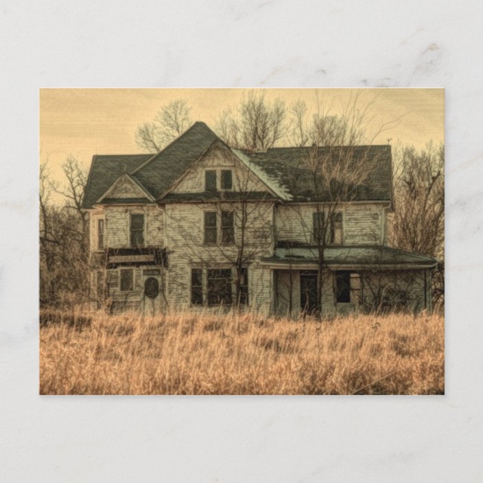 Rural Landscape Rustic Western Country Farmhouse Postcard | Zazzle.com