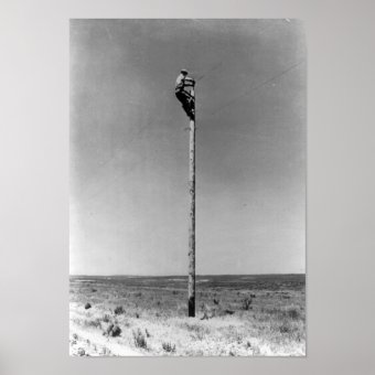 Rural Lineman Poster | Zazzle