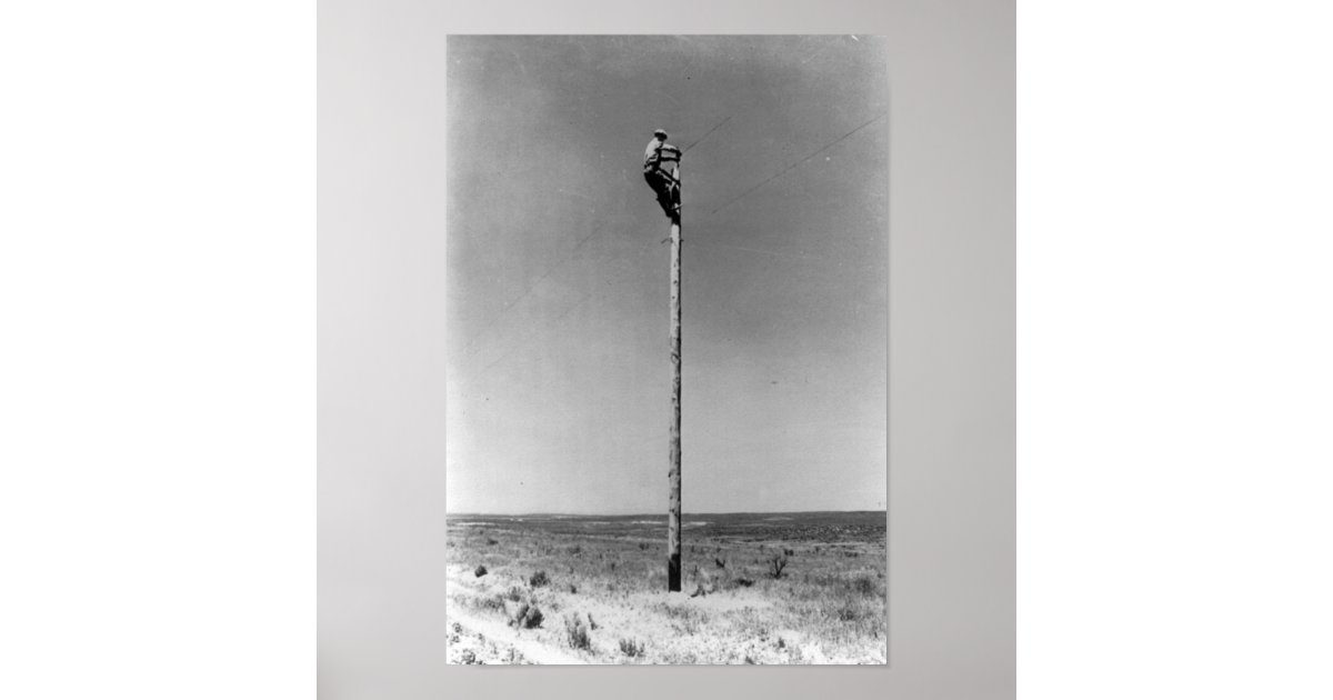 Rural Lineman Poster | Zazzle
