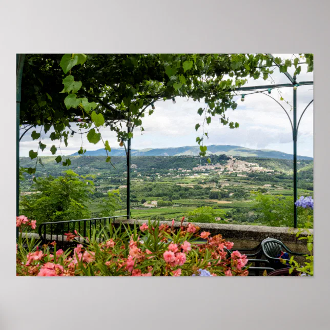 Rural Town Landscape, France Poster | Zazzle