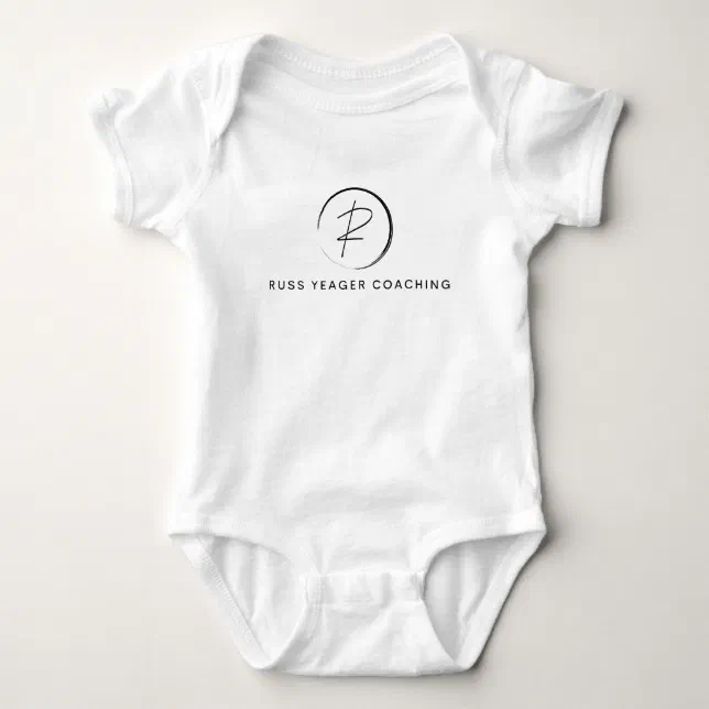 Russ Yeager Coaching Signature Logo Baby Bodysuit | Zazzle