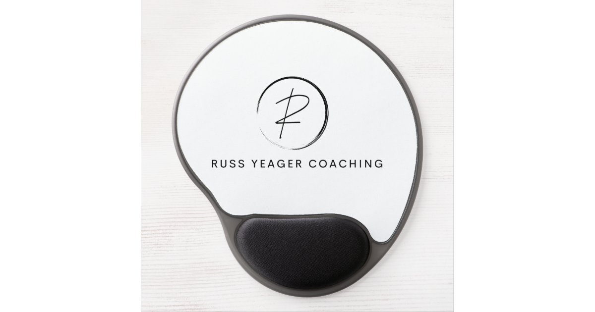 Russ Yeager Coaching Signature Logo Gel Mouse Pad | Zazzle