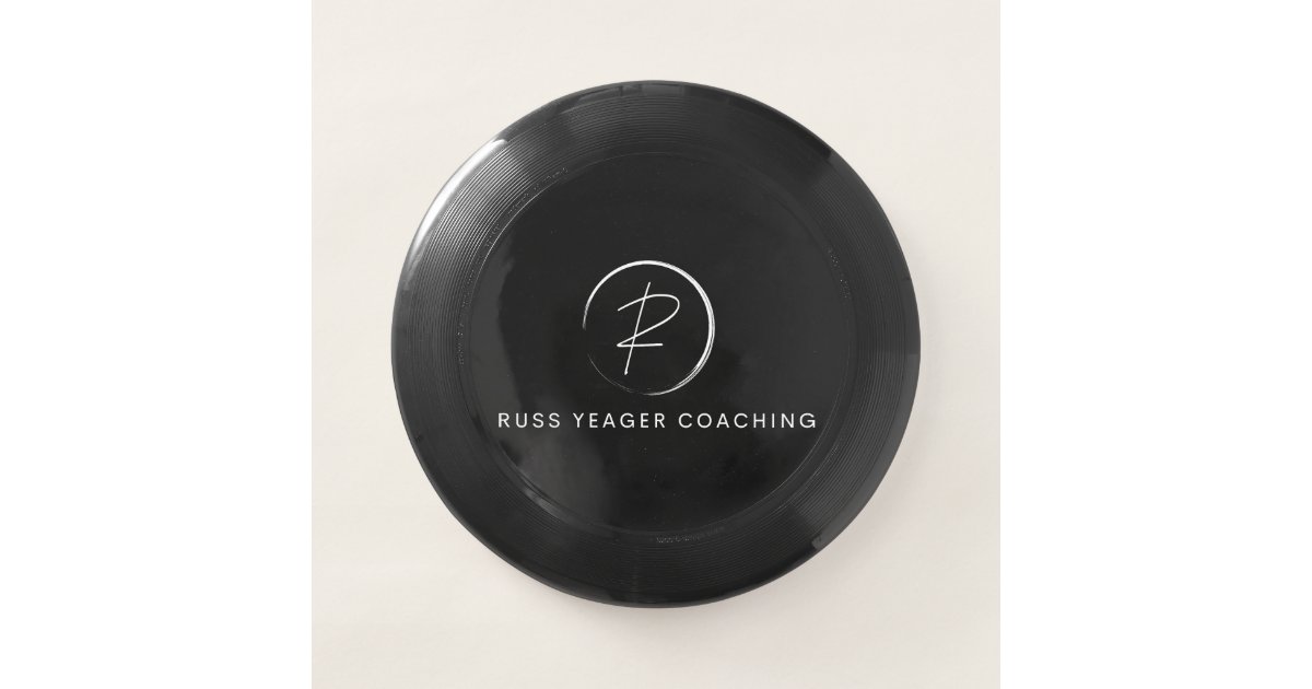 Russ Yeager Coaching Signature Logo Wham-O Frisbee | Zazzle