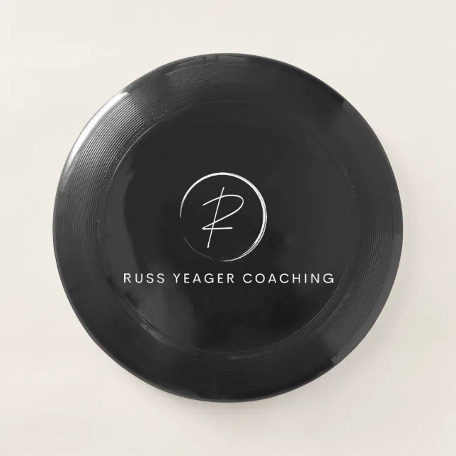 Russ Yeager Coaching Signature Logo Wham-O Frisbee | Zazzle