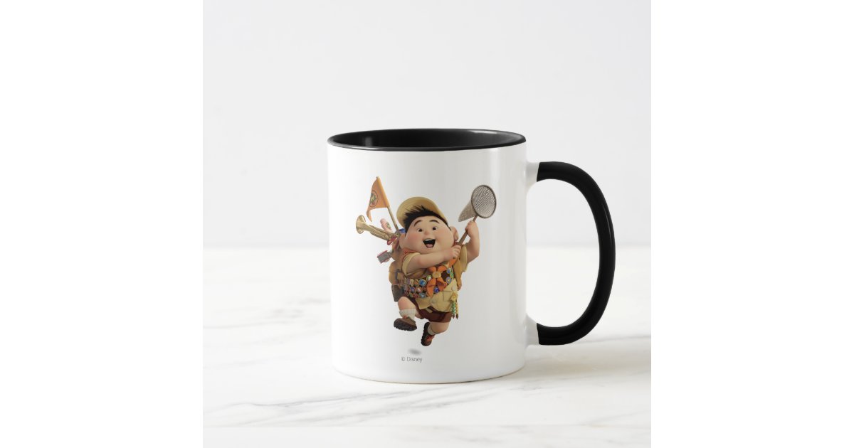 Russell from the Disney Pixar UP Movie Running Mug | Zazzle