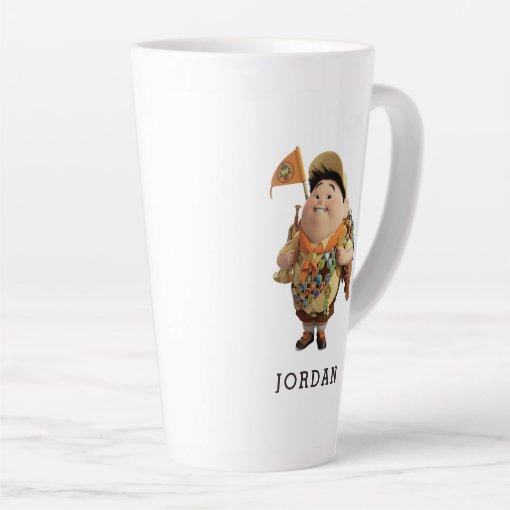 Russell smiling - the Disney Pixar UP Movie 2 Latte Mug | Zazzle