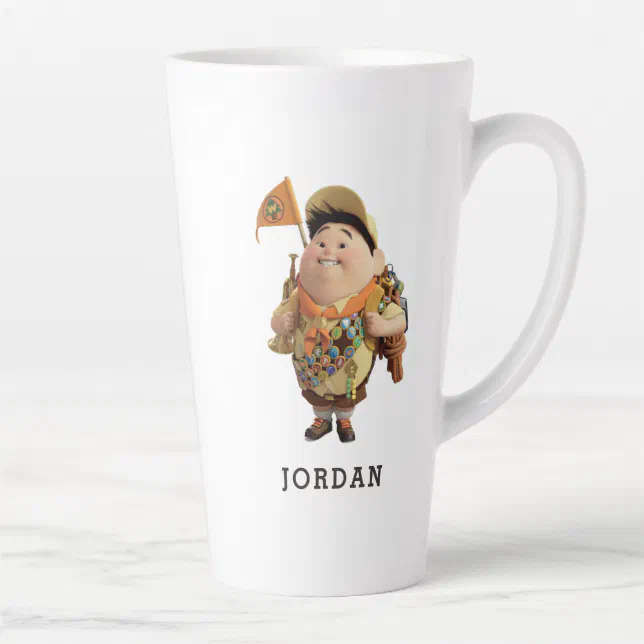 Russell smiling - the Disney Pixar UP Movie 2 Latte Mug | Zazzle
