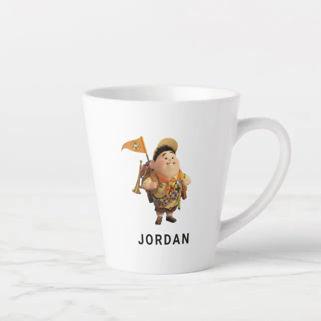 Russell smiling - the Disney Pixar UP Movie Latte Mug | Zazzle