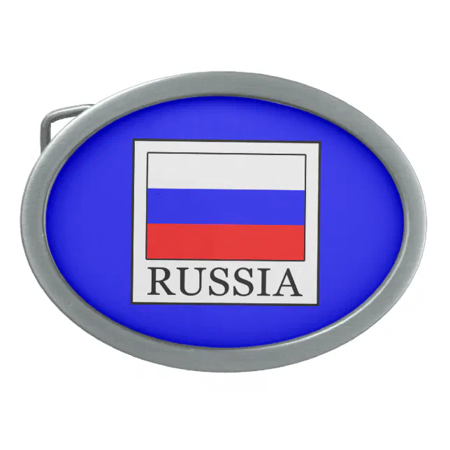 Russia Belt Buckle | Zazzle